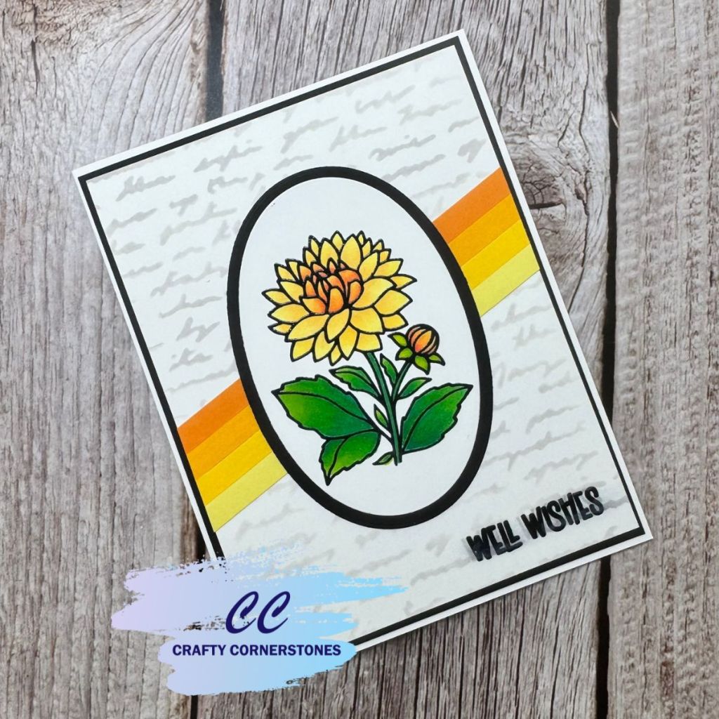 Pink and Main Day 17 Well Wishes Floral Card – Crafty Cornerstones