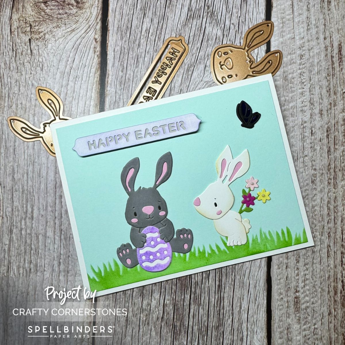 Sweet Easter Wishes with bunny buddies – Crafty Cornerstones